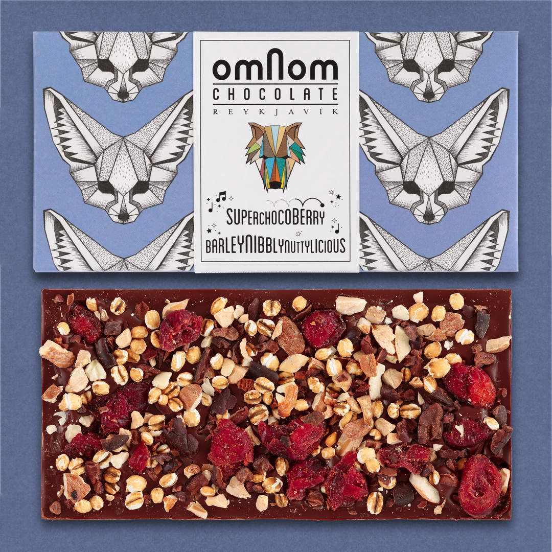 SuperChocoBerryBarleyNibblyNuttylicious – US Omnom Chocolate